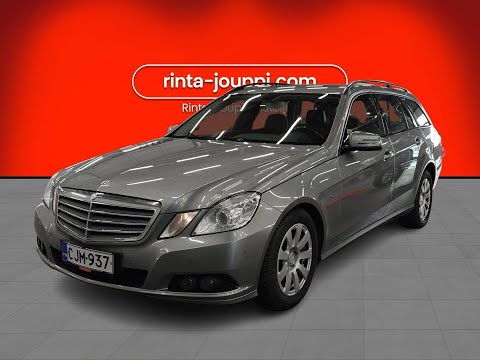 Mercedes-Benz E 220 CDI BE T-Webasto kaukosäädöllä, Navigaattori 2010-