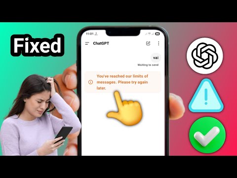 How to Fix You've reached our limits of messages. Please try again later. || ChatGpt Error problem