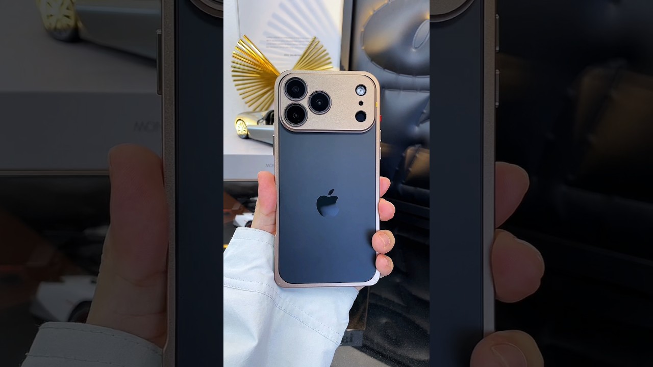 iPhone 17 Pro — A Case Like No Other! Backless Frame with Stainless Steel Mesh Finish