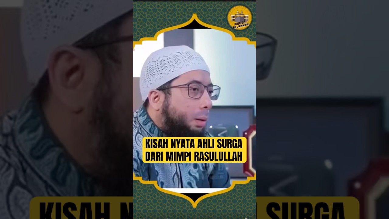 TRUE STORY OF THE MEMBERS OF PARADISE FROM THE DREAM OF THE PROPHET ‼️USTADZ KHALID BASALAMAH #us...