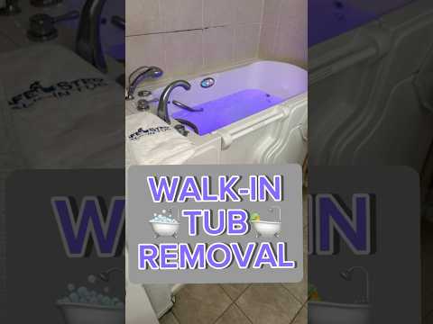 SafeStep Walk-In Tub with Microbubbles!๐#safestep #walkintub #tub #shower #bathroom #remodel