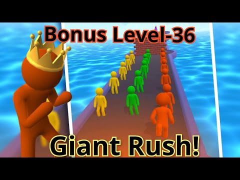 Giant rush gameplay Bonus Level-36 || NG Gaming