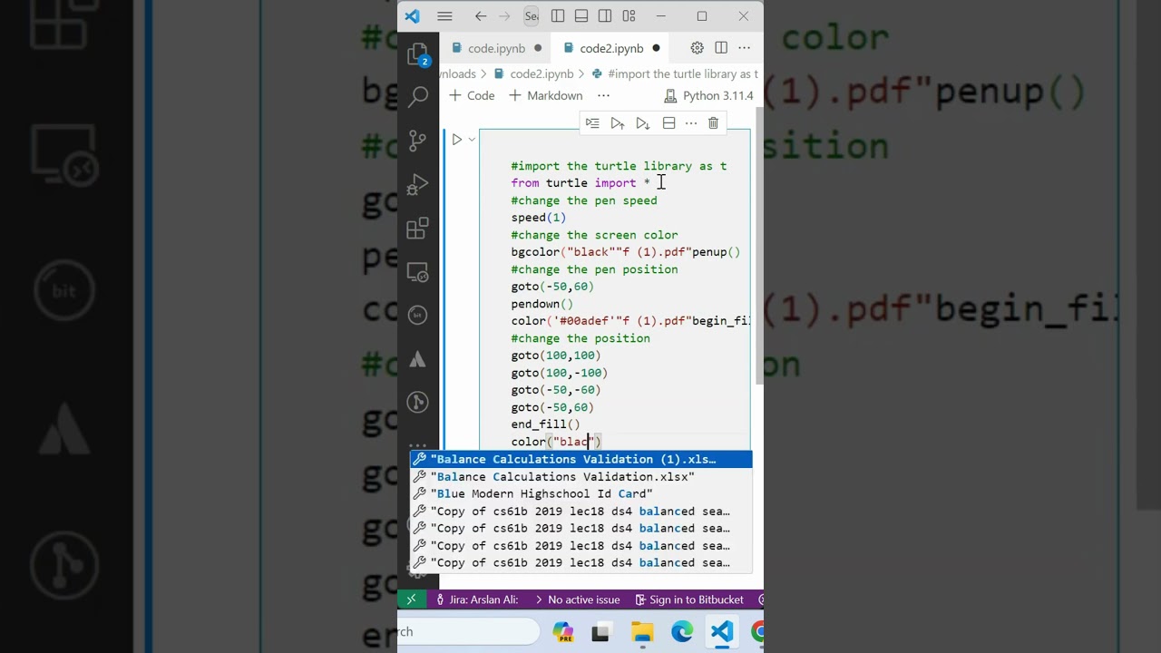 How I make windows logo by python | Simple Python Turtle Graphics Tutorial