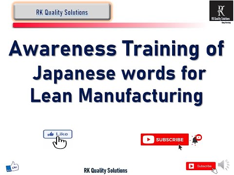 Japanese word for lean manufacturing