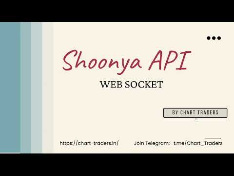 Shoonya API : Web Socket