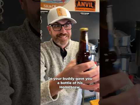 How to pour a home brewed beer!!! #beer #homebrew #homebrewing #homebrewer