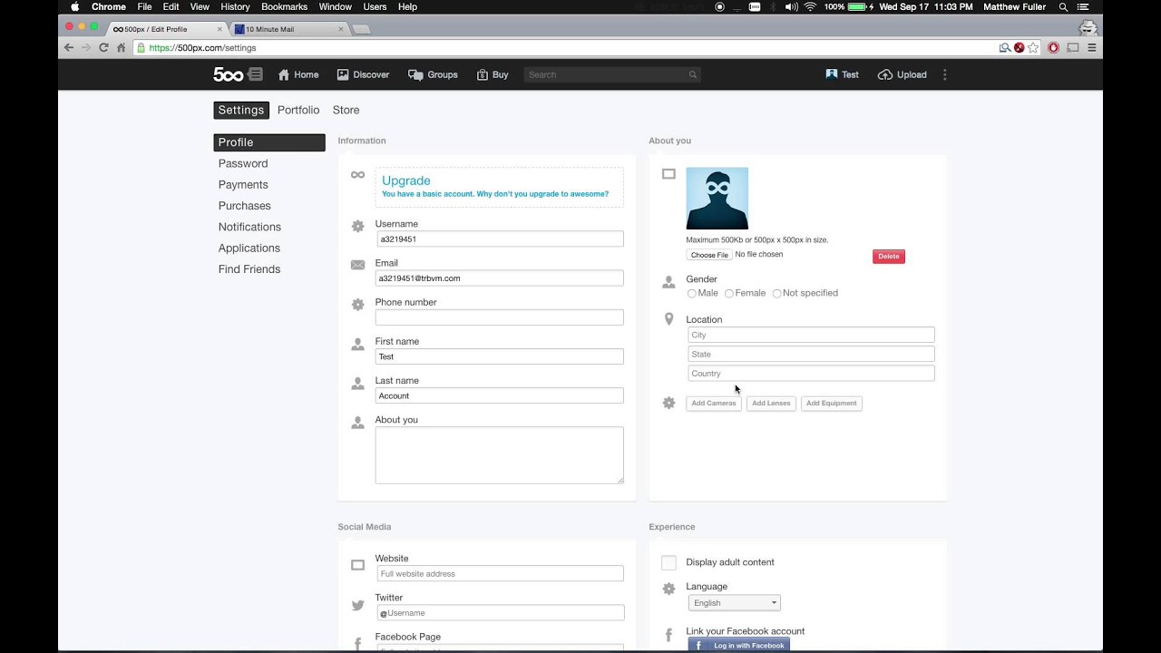 How to Fully Delete 500px Account