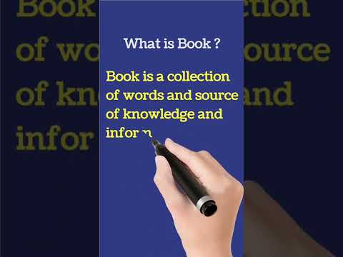 What is Book | Meaning of Book | Simple Definition of Book | #mcqswala #definition #whatisbook