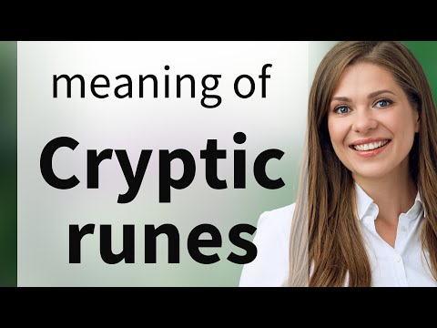 Exploring the Mystery: The Meaning of "Cryptic Runes"