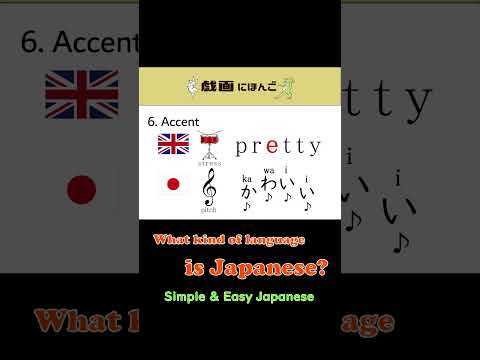 「Accent」What kind of language is Japanese? Simple & Easy Japanese