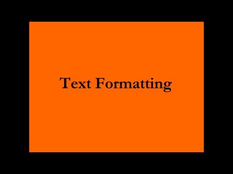 Text Formatting: Font size, Bold, Underline, Strikethrough
