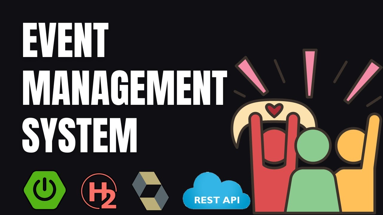Easy | Full Project | Event Management System App | Java | SpringBoot | H2 | JPA | Hibernate | REST