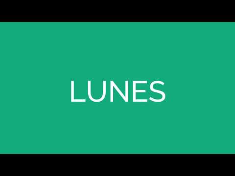 How To Say Monday In Spanish
