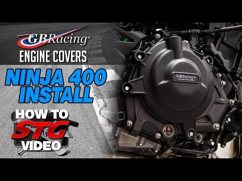 GB Racing Kawasaki Ninja 400 Engine Covers Install | Sportbike Track Gear