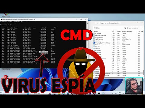 Como Saber si tu PC está siendo monitoreada por un Virus Espía desde CMD
