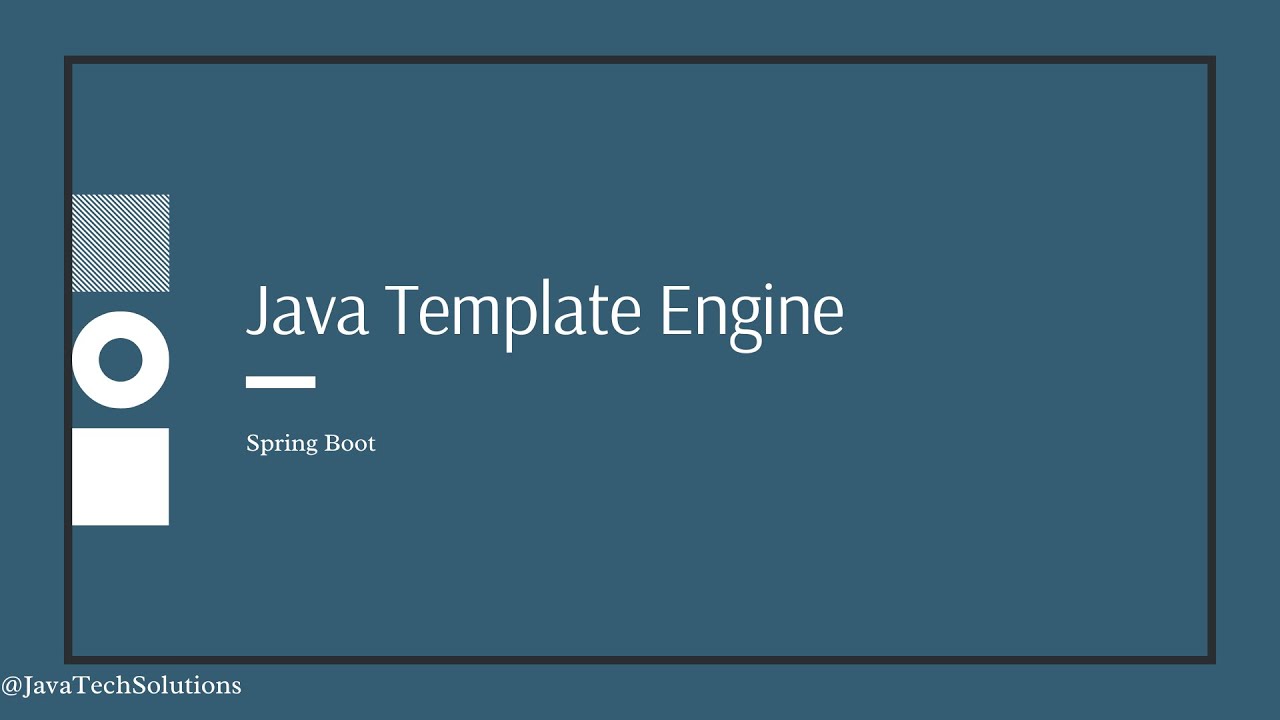 What is Java Template Engine JTE in Spring Boot?