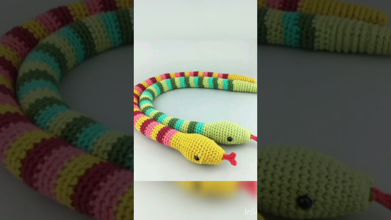 crochet snake pattern,handmade snake toy for babies