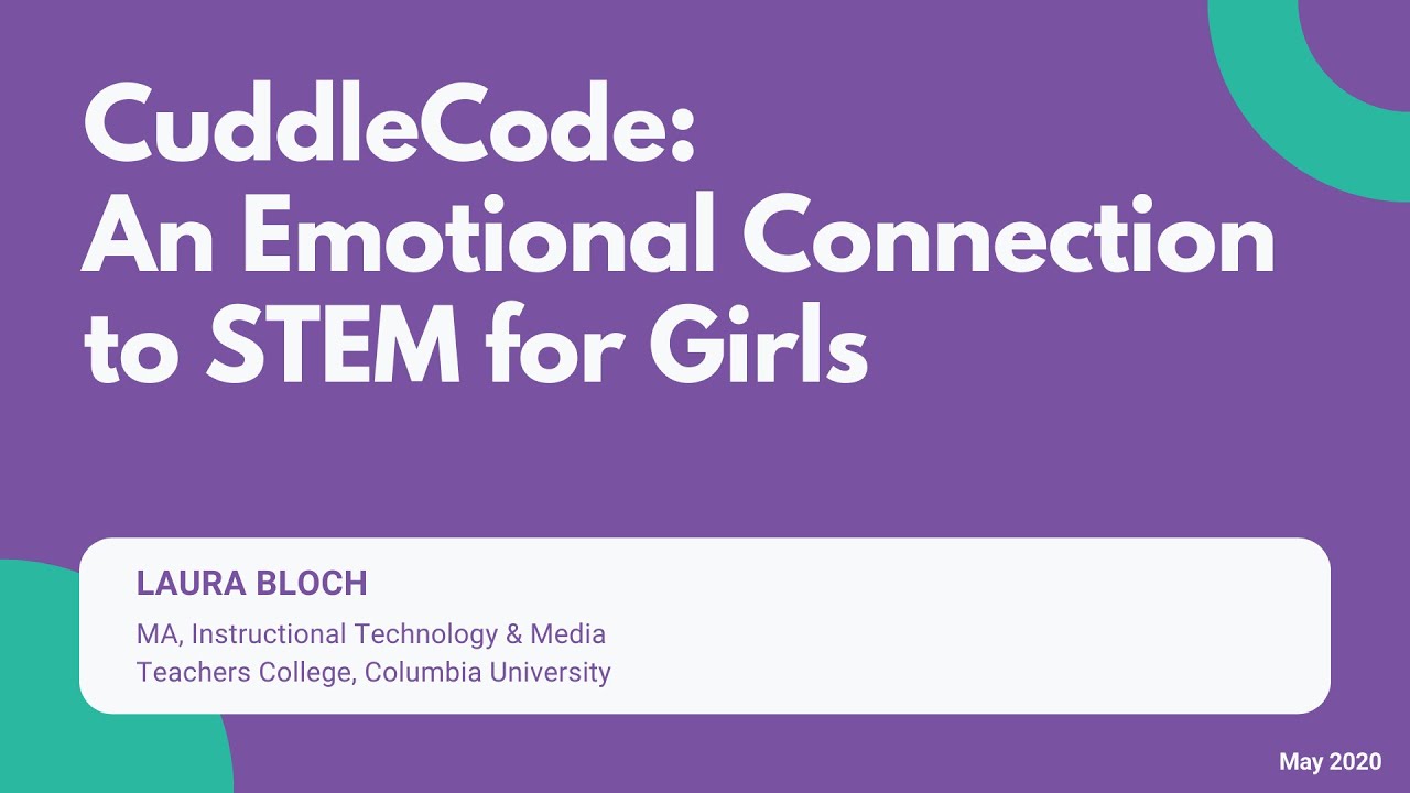 CuddleCode: An Emotional Connection to STEM for Young Girls