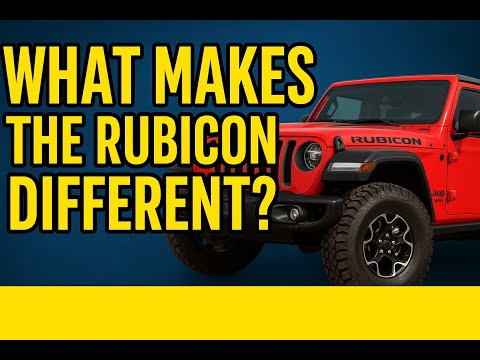 What factory features make the Jeep Rubicon DIFFERENT than the rest