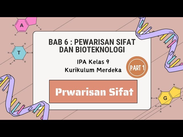 Understanding Genetic Inheritance and Biotechnology: A Deep Dive into Chapter 6 of the Merdeka ...