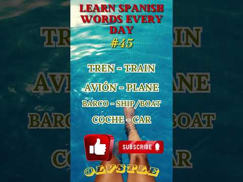 #45 LEARN SPANISH WORDS EVERY DAY, REPEAT 3-4 TIMES FOR BEST RESULTS