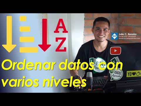 Ordenar datos con varios niveles | Excel Aprende