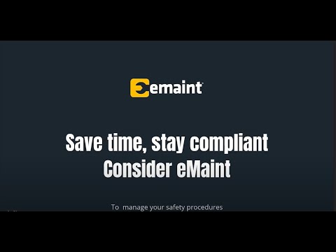 Manage Work and Public Space Safety with eMaint