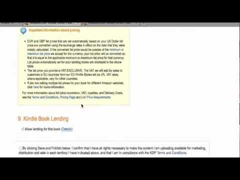 Kindle Direct Publishing - An Overview And Walkthrough