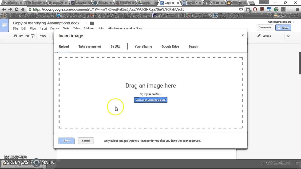 Using Flowchart Marker and Adding Flowcharts to a Google Doc