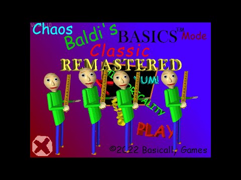 Steam Community :: Video :: Baldi's Basics Classic Remastered - Chaos Mode