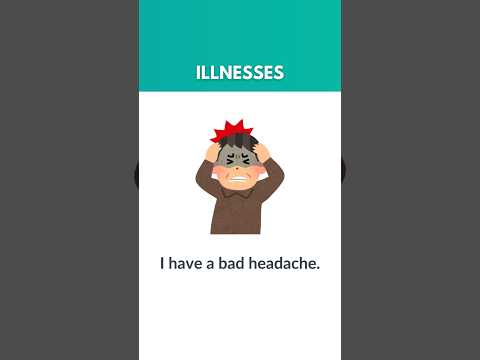 Common illnesses & symptoms - Learn English words | Health problems