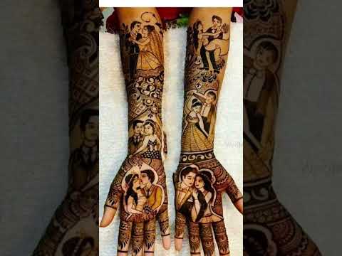 Full hand mehndi designs for girls #shortvideo #viral#mehndi digital mehndi