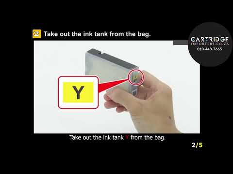 HOW TO CHANGE CANON 1400XL INK CARTRIDGE