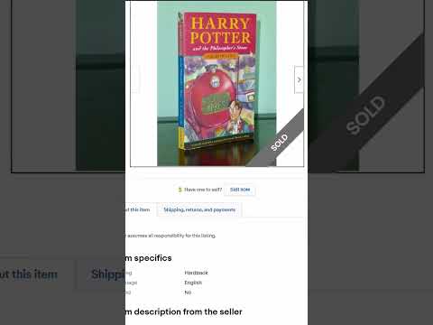 Harry Potter Paperback Book Worth $15,000+ (The Philosophers Stone)