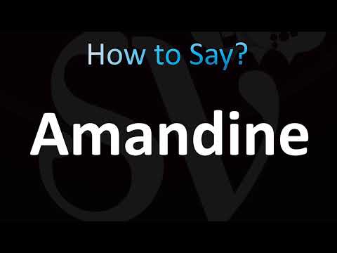 How to Pronounce Amandine (CORRECTLY!)