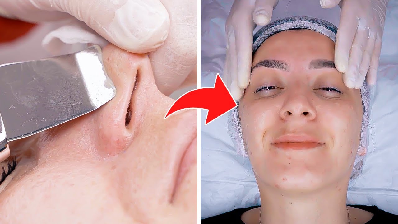 SATISFYING Skincare & Brow Tinting TRANSFORMATION #shorts