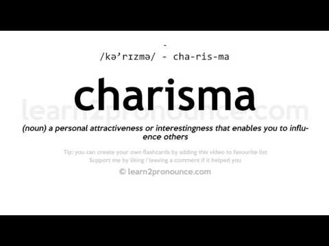 Pronunciation of Charisma | Definition of Charisma