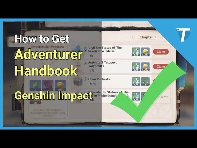 How to get the Adventurer Handbook in Genshin Impact