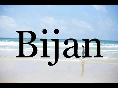 How To Pronounce Bijan🌈🌈🌈🌈🌈🌈Pronunciation Of Bijan