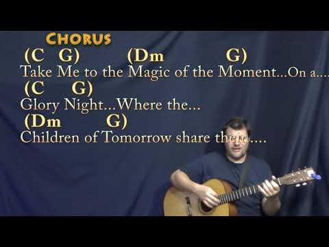 Wind Of Change (Scorpions) Strum Guitar Cover Lesson in C with Chords/Lyrics