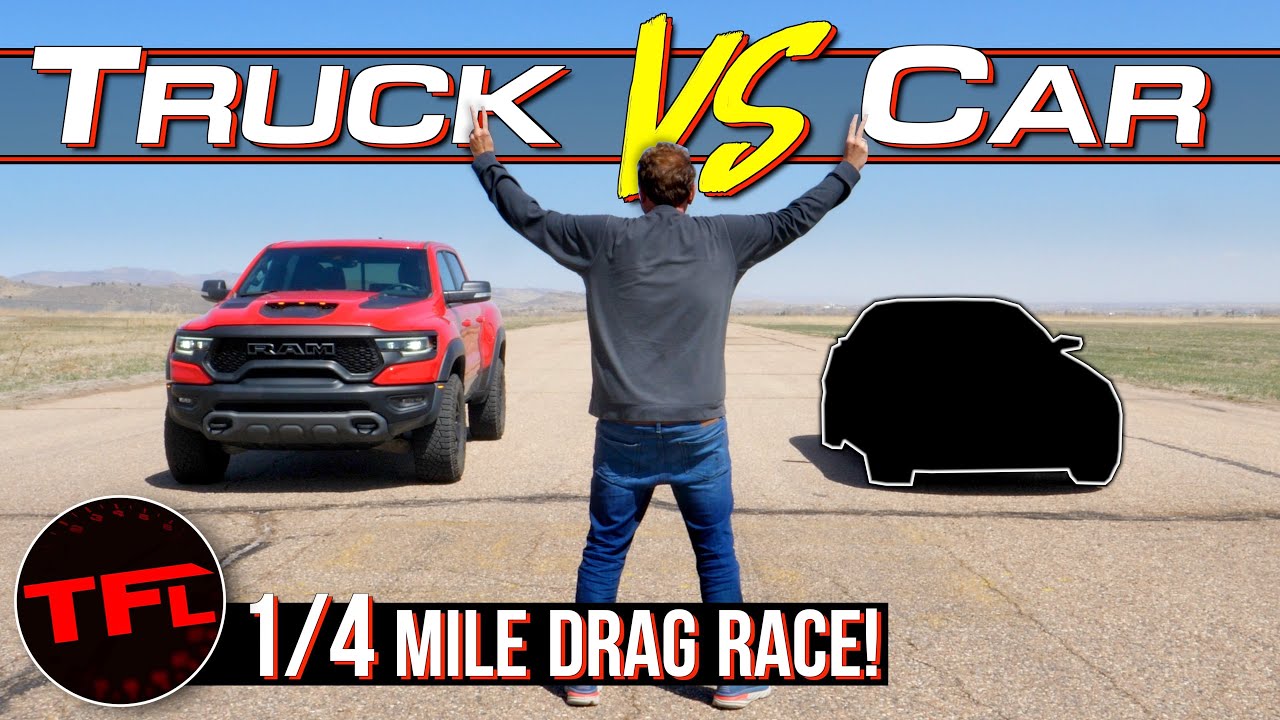 Ram 1500 TRX Drag Races BMW i4 M50, No Spoilers Needed - autoevolution