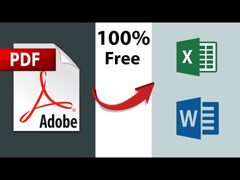 pdf to word and excel converter free download