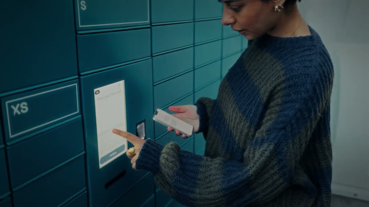 Vinted Go parcel pick up at Vinted Go parcel locker