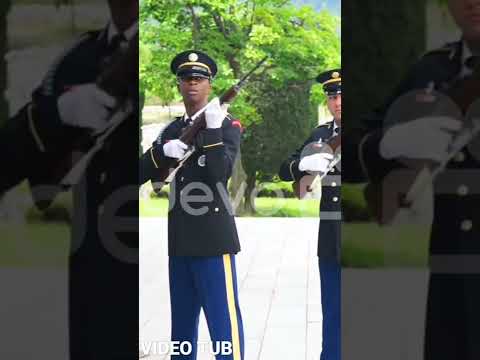 Repatriation Ceremony For Korea War Heroes Full Military Funeral Includes 21 Gun Salutes-