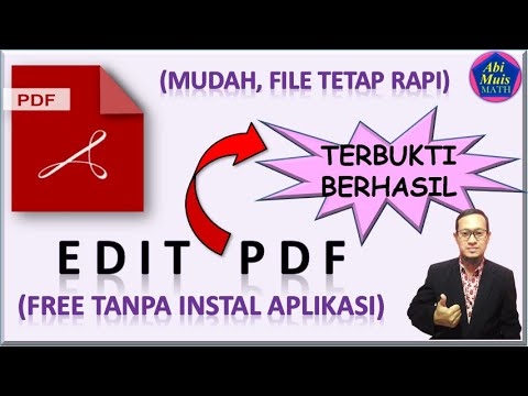edit pdf online, cara edit pdf online gratis mudah tanpa instal aplikasi terbukti berhasil