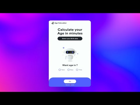 Age calculator app | Android | Free | Demo👍