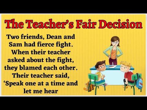 Learn English Through Stories | English Story :The Teacher's Fair Decision