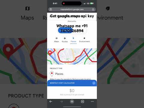 Get google maps api key 90% cheaper