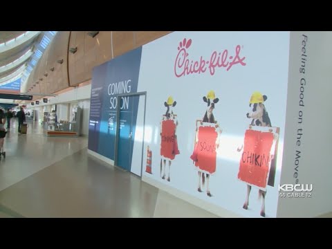 San Jose LBGTQ Community Protests Chick-Fil-A In Mineta International Airport