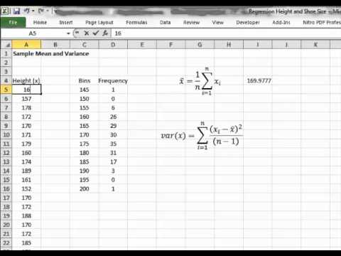 BFIP13 Calculating Sample Mean and Variance